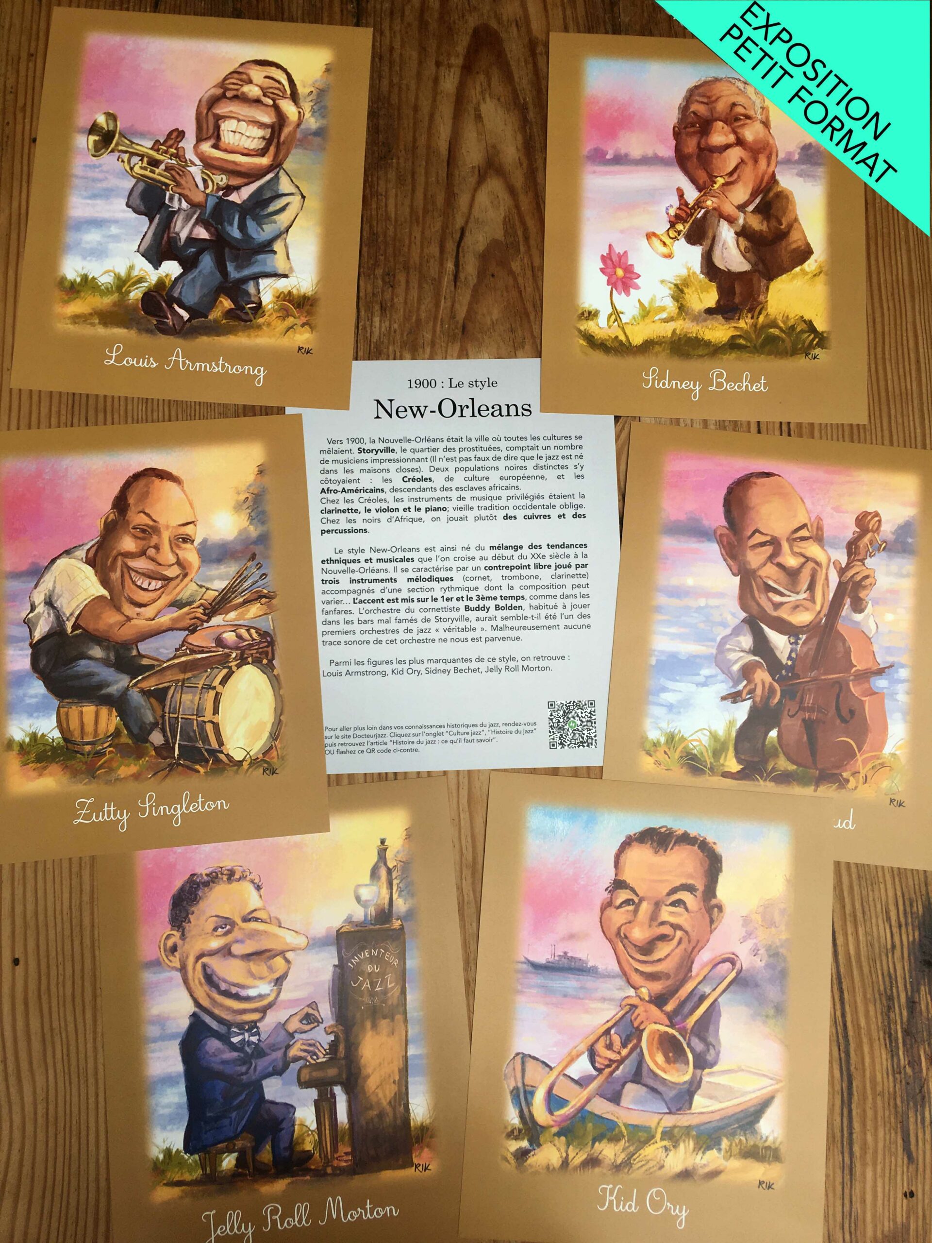 Exposition - les grandes figures du jazz